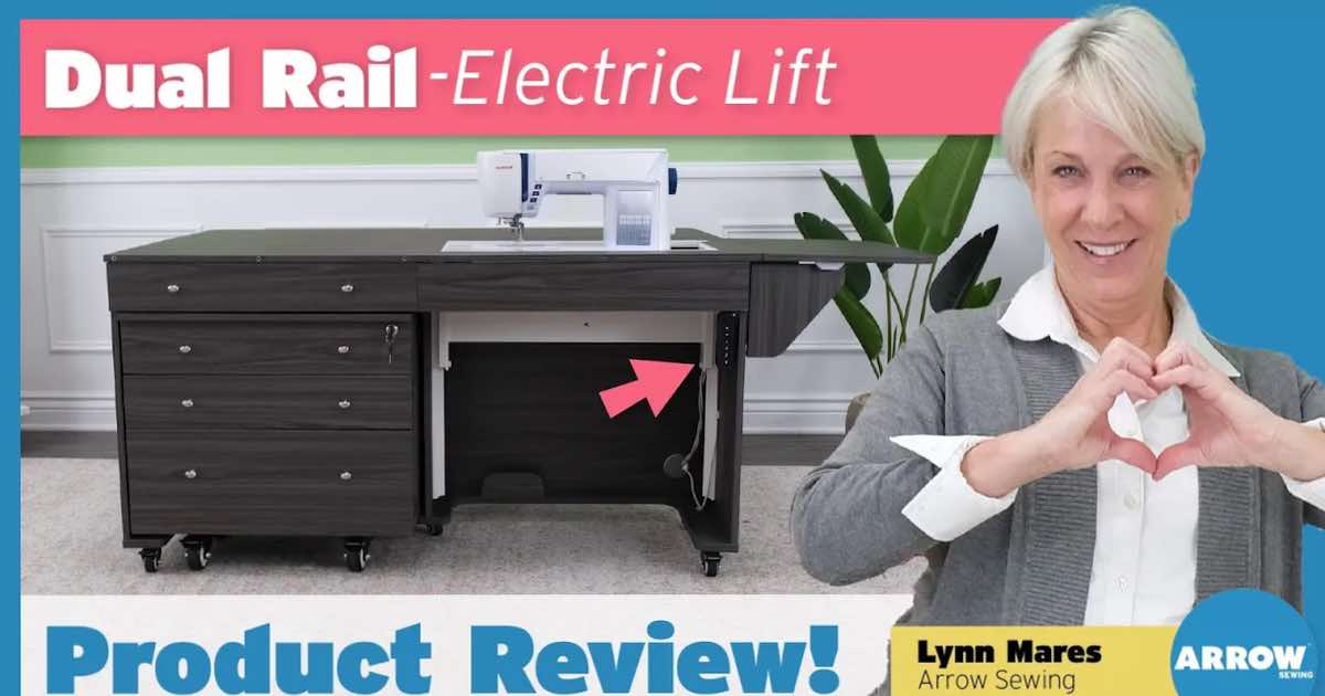 Introducing Dual-Rail Electric Lift Sewing Cabinets